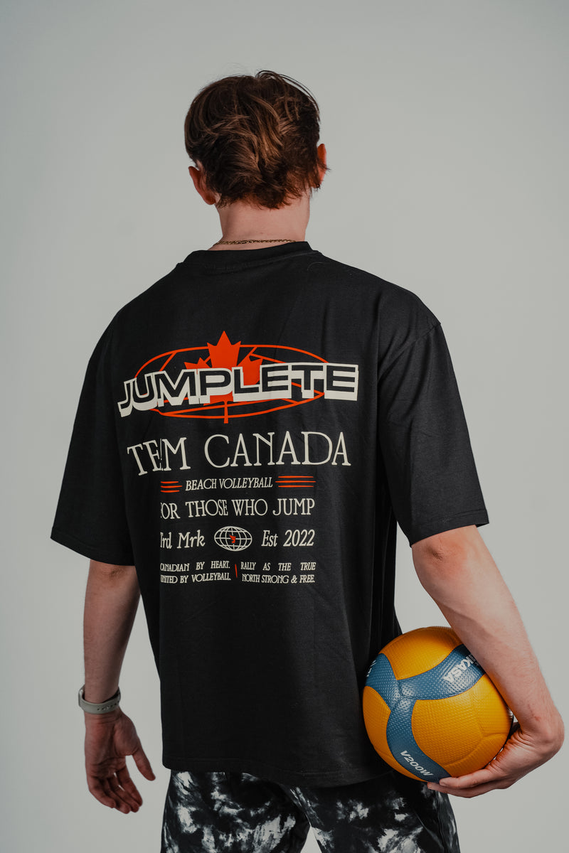 Courtside Luxe Tee Relaxed Fit – Jumplete Canada